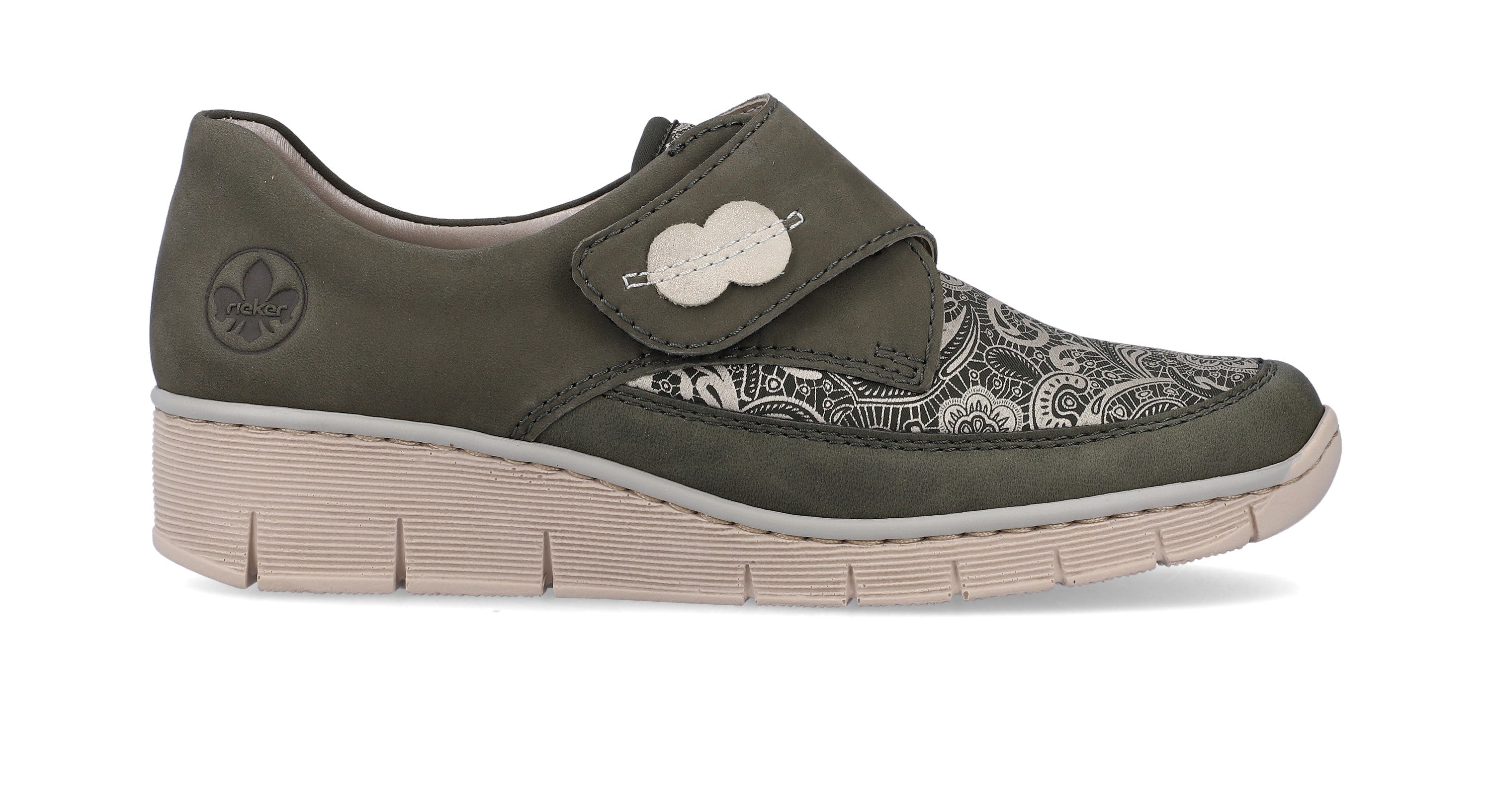 Rieker Ladies Cross Strap Velcro Shoe 537C0-54 – Finn Footwear