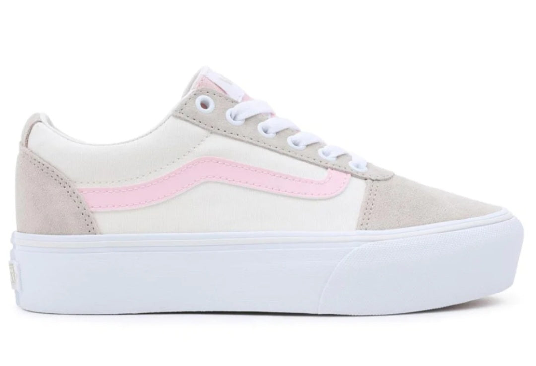 Vans Ward Girls Platform Laced Trainer VN0A3TLCBEI1 – Finn Footwear